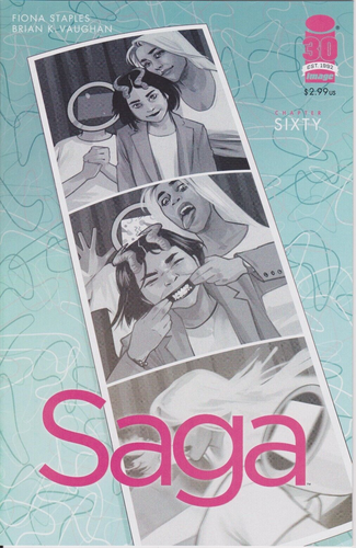 Saga Issue #60 Comic Book. Fiona Staples. Brian Vaughan.SciFi Action ...