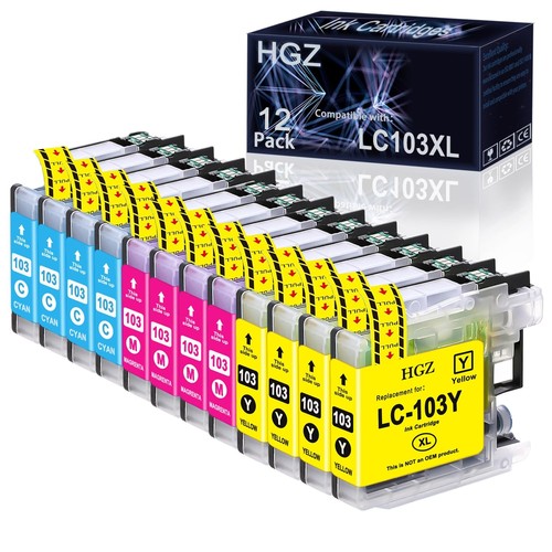 HGZ LC103XL Compatible Color Ink Cartridge Replacement for LC103 ...