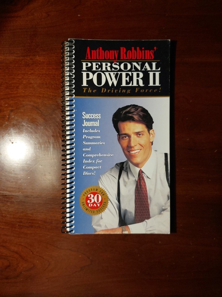 Anthony Robbins' Personal Power II: The Driving Force! SUCCESS JOURNAL ...