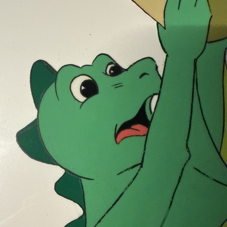Hanna Barbera Godzooky and Pete production cel from the Godzilla series ...