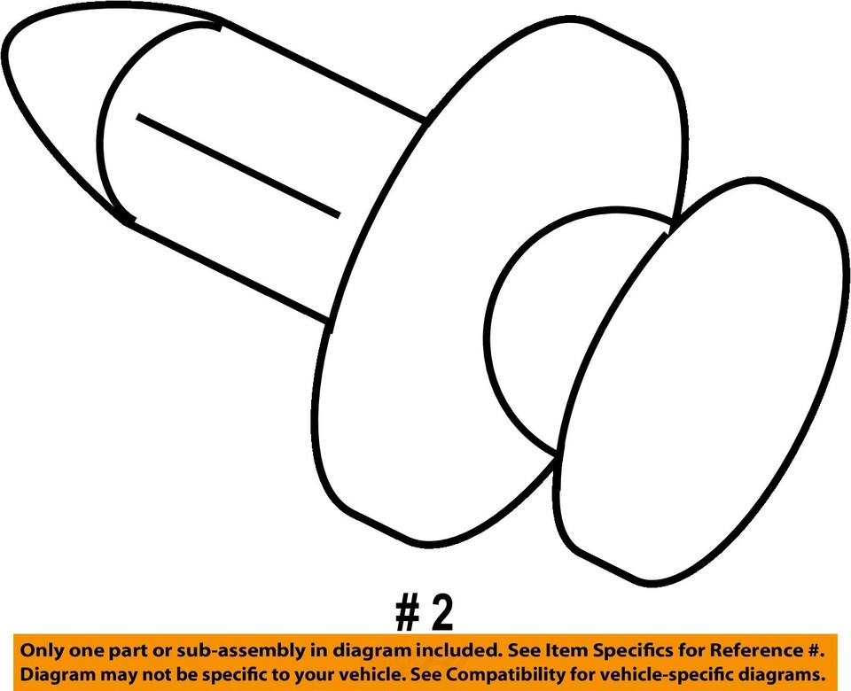 GM OEM 88-16 Avalanche Interior Trim-Door Trim Panel Upper Retainer ...