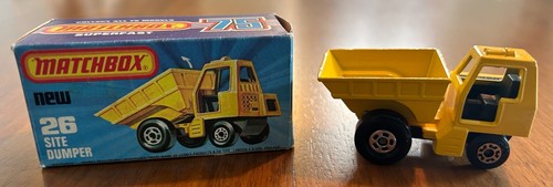 Matchbox Superfast #25 Site Dumper w/Original Box | eBay