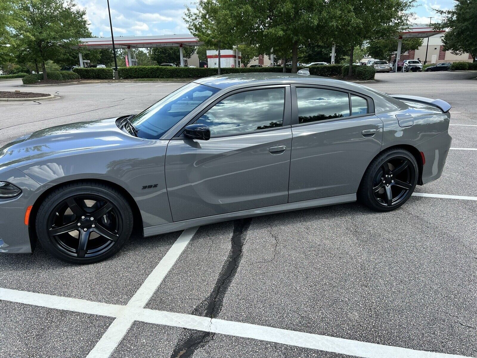 20" Matte Black Wheels Fits Dodge Charger Challenger 20x9.5 5x115 Rims ...