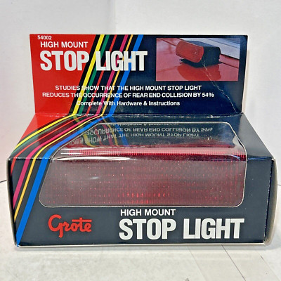 Vintage Grote High Mount Stop Light 54002 Brake Light NOS | eBay