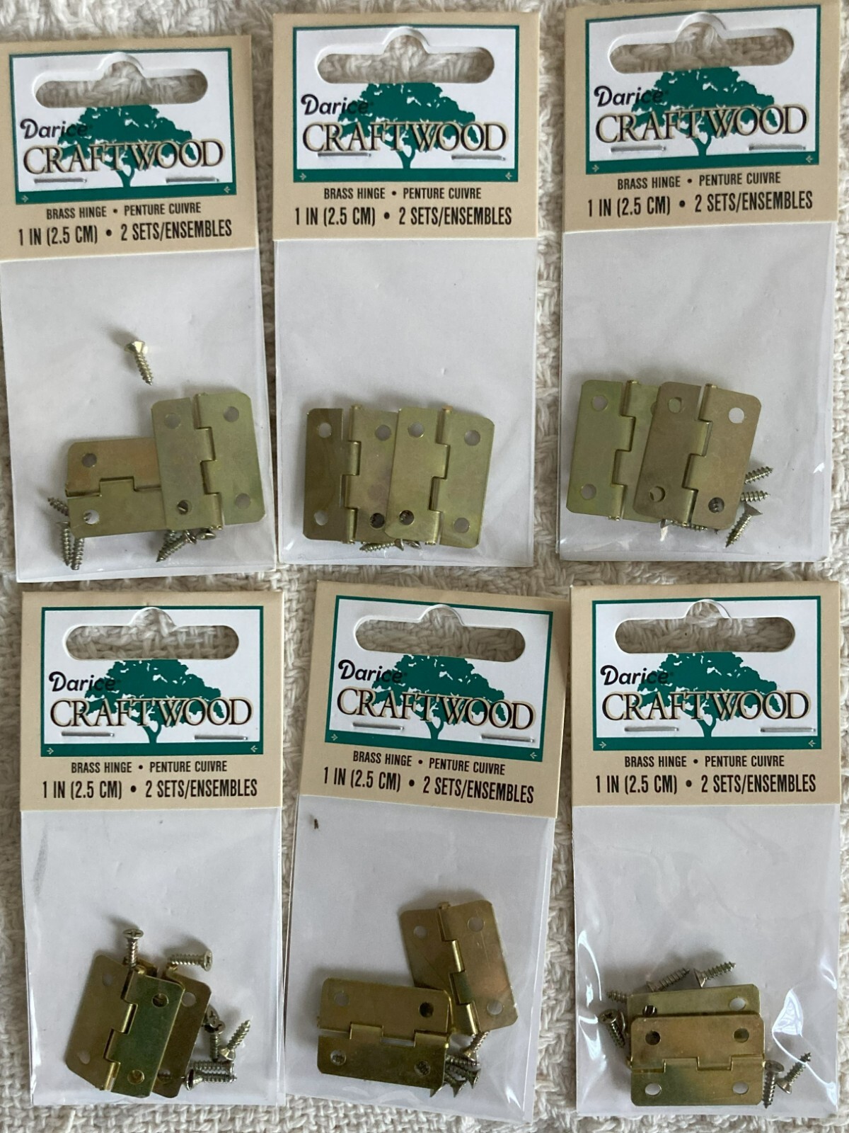 Darice Craftwood 1 inch hinges | eBay