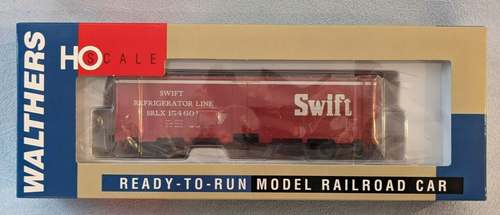 HO Scale Walthers 40' Meat Reefer Swift #15460 | eBay