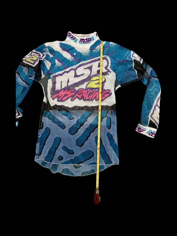 Vintage 90’s MSR Racing Mens Medium Motocross Dirt Bike Jersey Mesh ...