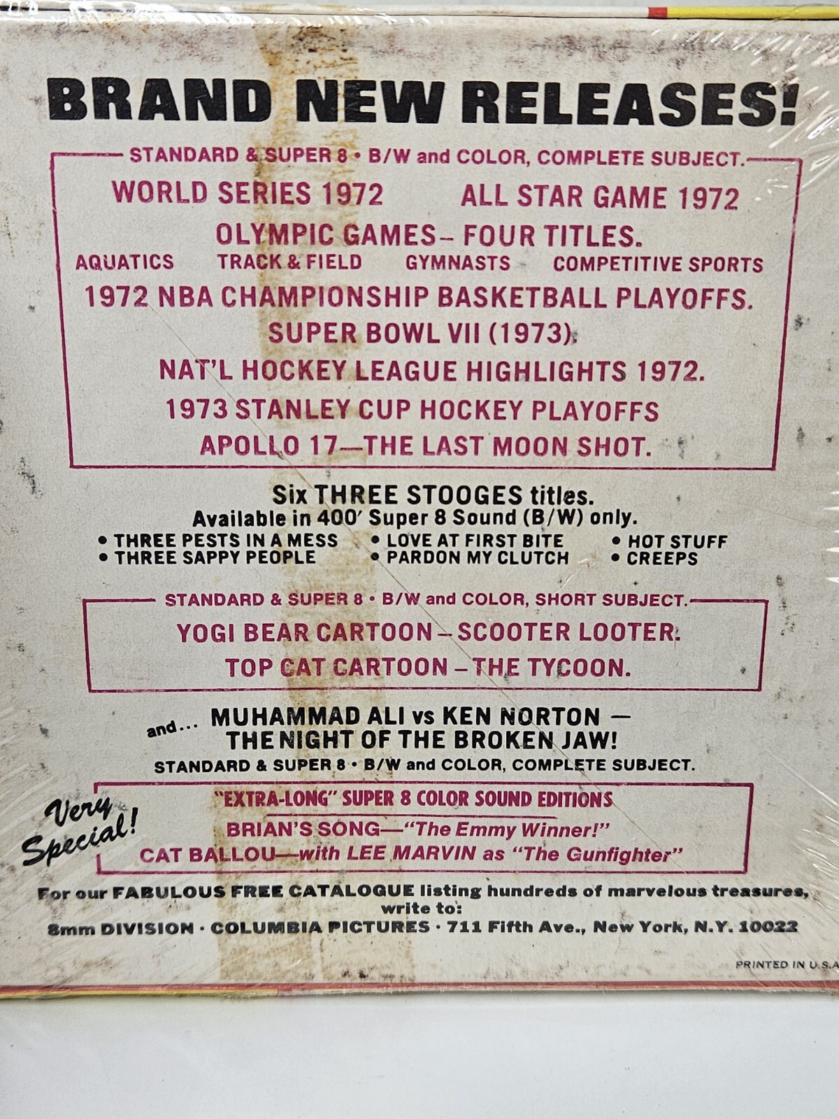 8MM Fight of the Champions Joe Frazier Muhammad Ali Vintage Boxing ...