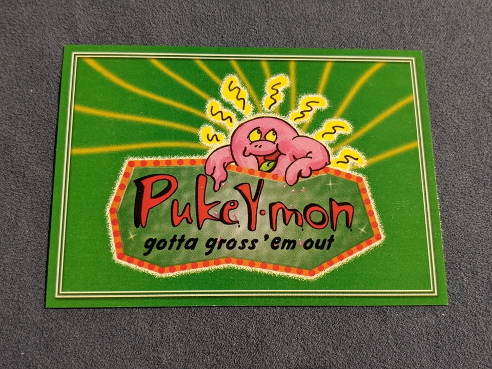 PUKEY-MON Gotta Gross 'em Out 2000 Pacific Trading Card #9 | eBay