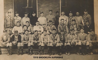 1910 BROOKLYN SUPERBAS 8X10 PHOTO BASEBALL PICTURE MLB | eBay
