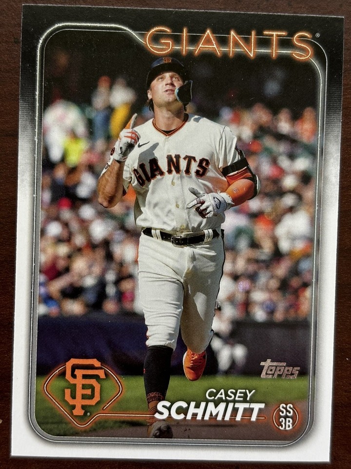 Casey Schmitt San Francisco Giants Topps 2024 Card 403 free shipping | eBay