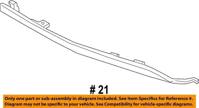 Acura Honda OEM 2017 MDX Rear Bumper-lower Trim 71508TZ5A10 for sale ...