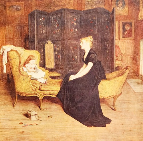 1915 Her Idol Art Plate Linen Print Sir William Quiller Orchardson ...