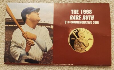 1998 BABE RUTH COMMEMORATIVE $10 COIN | eBay