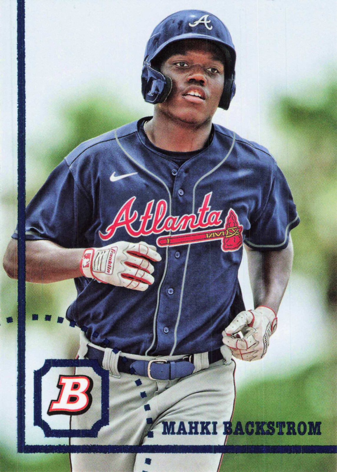 2022 Bowman Heritage Image Swap Variation #15 Mahki Backstrom (Braves ...