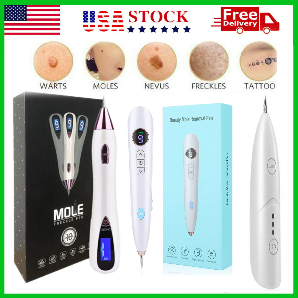 Skin Tag Remover Warts Eliminator LCD Plasma Pen Electric Laser ...