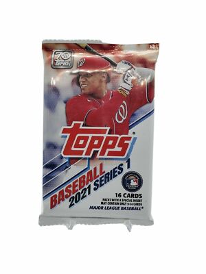 Topps MLB Baseball Series 1 Card Set (2021) 16 Card Pack NEW | eBay