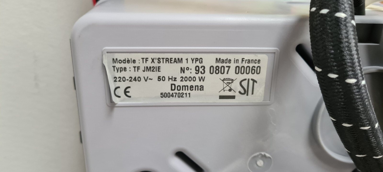 Domena Xstream 1 Full Size Professional Heavy Duty Steam Generator Iron ...