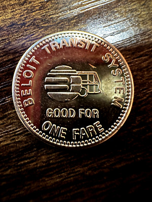 Beloit Transit System Good For One Fare Token | eBay