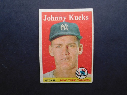 JOHNNY KUCKS NEW YORK YANKEES 1958 TOPPS CARD #87 | eBay