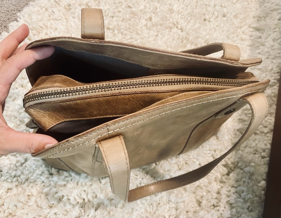 Frye Genuine Leather Shoulder Bag Purse Brown | eBay