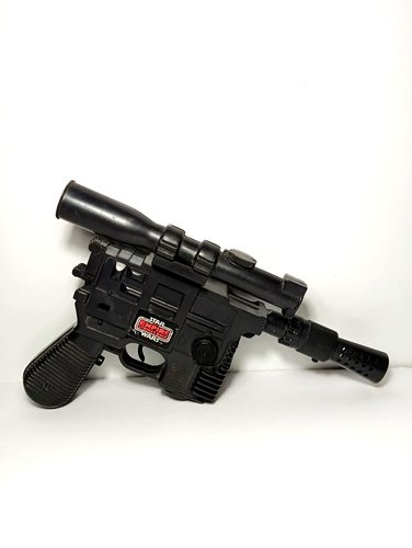 Vintage 1978 Kenner Star Wars ESB Han Solo Laser Blaster Pistol (Works ...