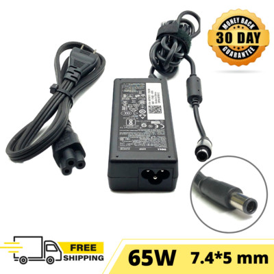 65W Dell Original Power Adapter for Latitude Laptop 3190 5300 7300 7400 ...
