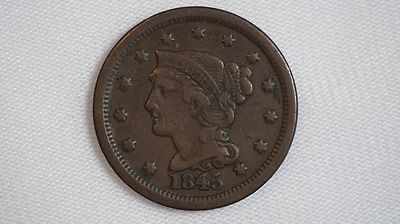 1845 Large Cent Coin - 1C | eBay