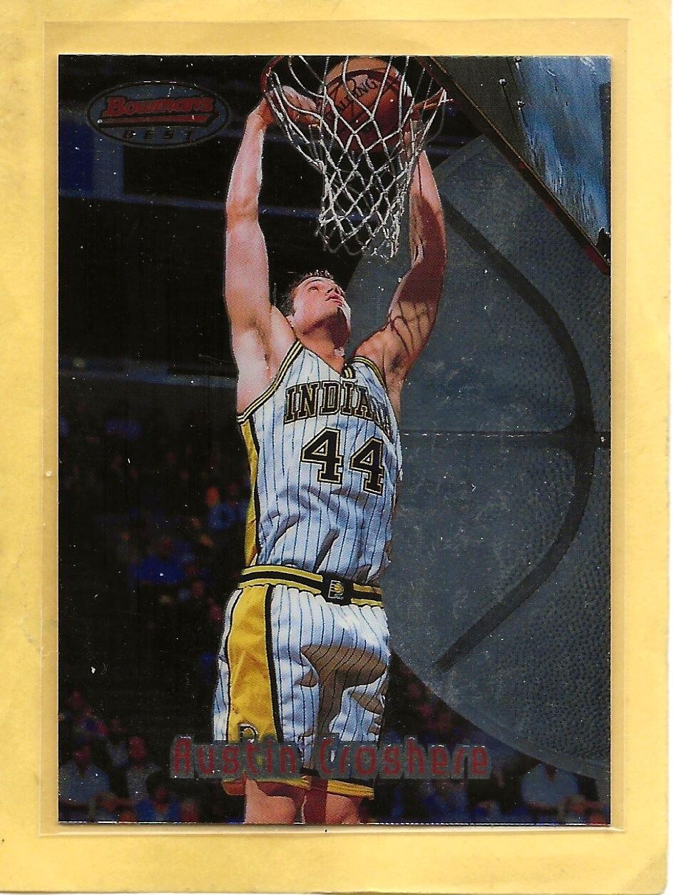 AUSTIN CROSHERE - 1997-98 Bowman's Best "Rookie" - #110- Pacers - MINT ...