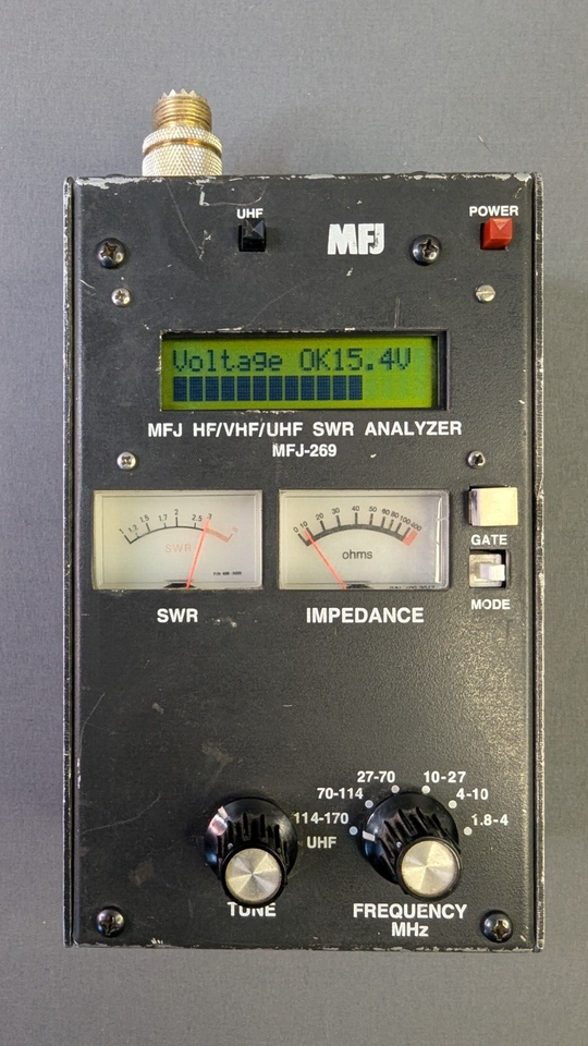 MFJ 269 UHF VHF HF Antenna Analyzer - Parts or Repair | eBay