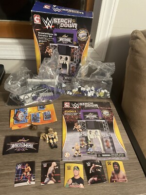 WWE STACK DOWN WrestleMania 30 Entrance Set C3 Construction Bricks Not ...