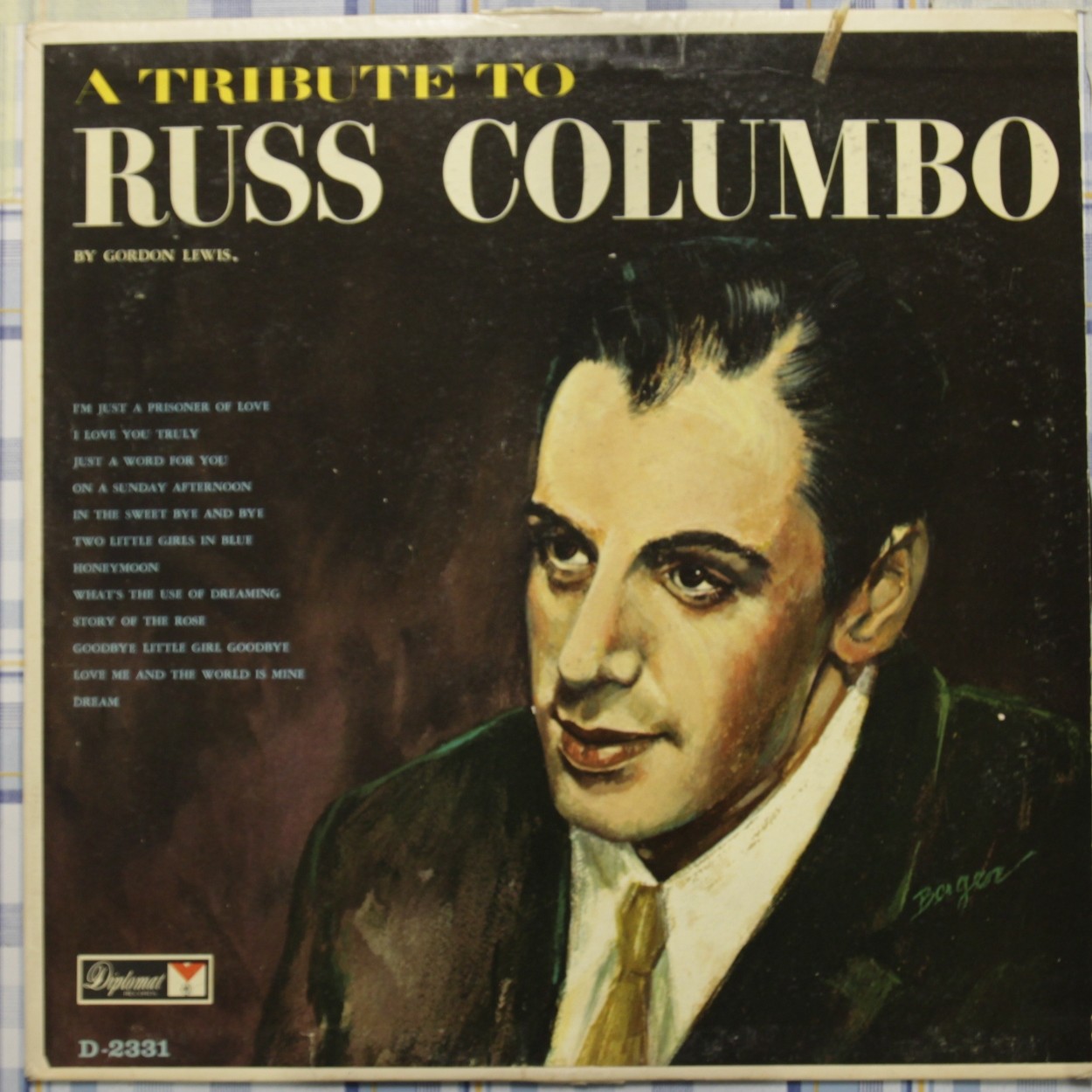 33 RPM Record - Gordon Lewis - A Tribute to Russ Columbo | eBay