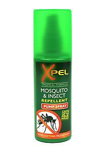 XPEL MOSQUITO AND INSECT REPELLENT PUMP SPRAY 120 ML LONG LASTING ...