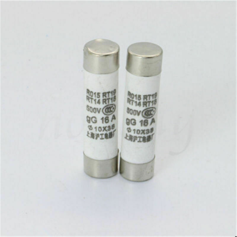 10Pcs R015 Fast Blow Fuse 1A 2A 3A 4A 5A 6A 8A 10A 16A 20A 25A 32A 500V ...