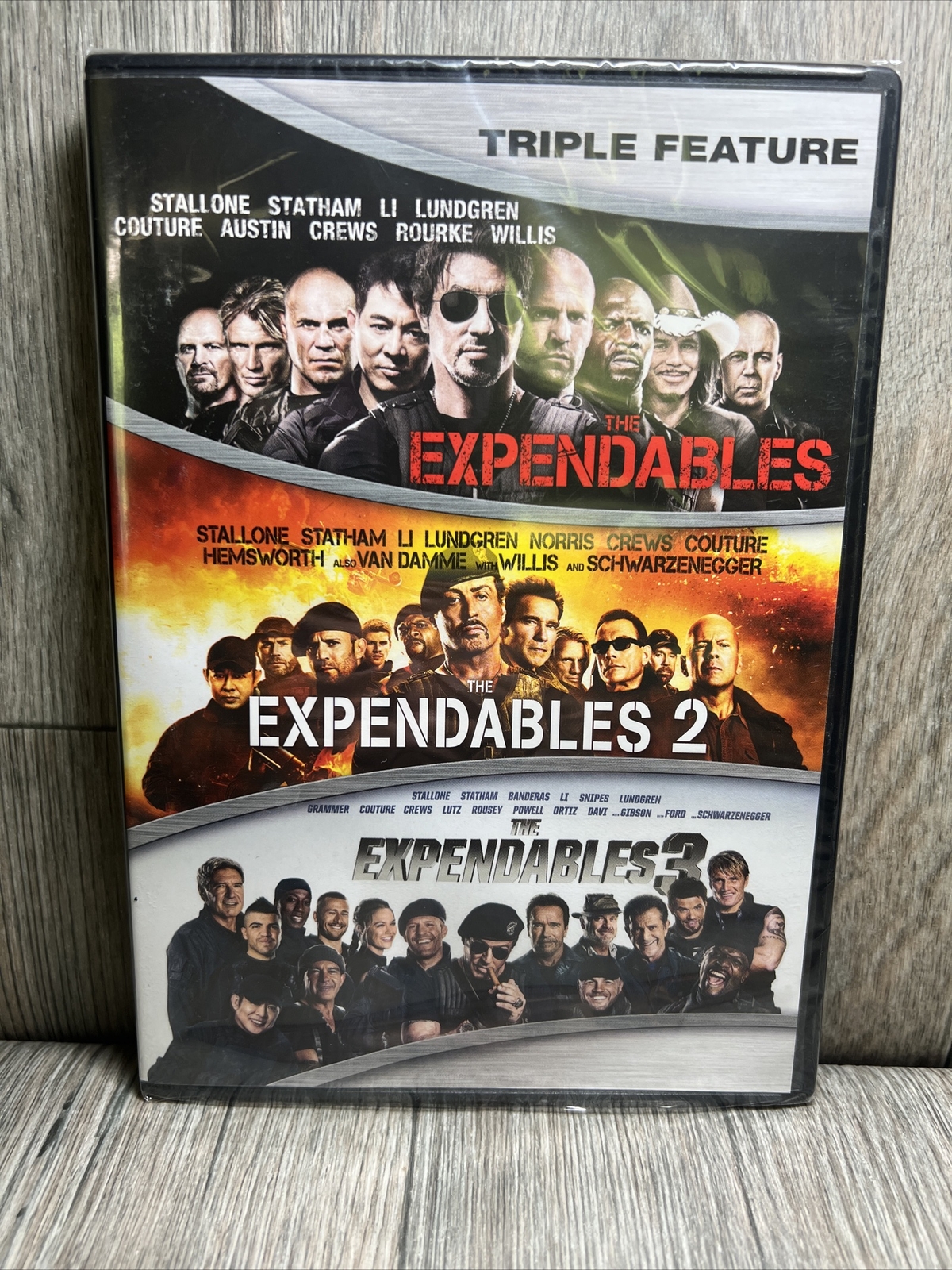 The Expendables / The Expendables 2 / The Expendables 3 DVD Brand New ...
