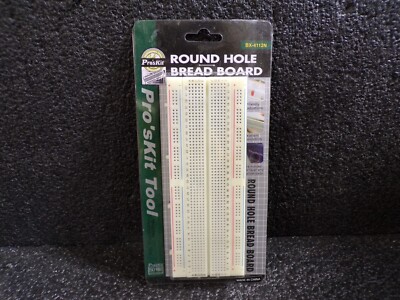PRO'S KIT BREADBOARD ROUND HOLE 840 POINTS - BX-4112N (G) | eBay