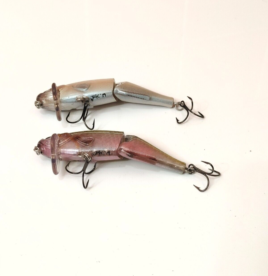 (2) Strike King Wake Shad Jointed Swimbait Fishing Lures Lot of 2 ...