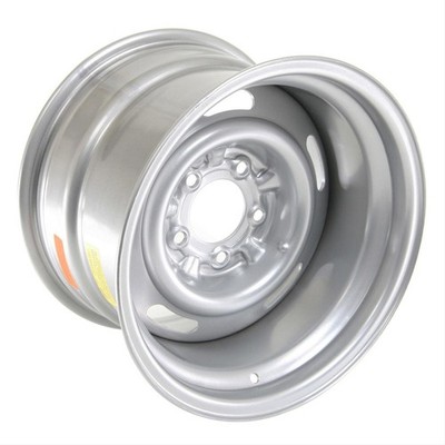 1968-81 GM CHEVROLET SILVER RALLY WHEEL 15x10 5x4.75 CAMARO CHEVELLE ...