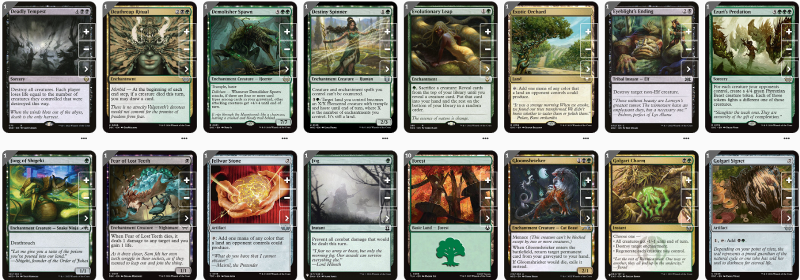 Rendmaw, Creaking Nest Custom Commander Deck MTG EDH Golgari Goad ...
