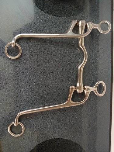 6” Walking Horse Bit Low Port Gaited Bit Stainless Steel Long Shank Is ...