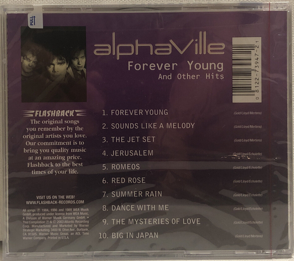 Forever Young & Other Hits by Alphaville (Germany) (CD, Sep-2003 ...