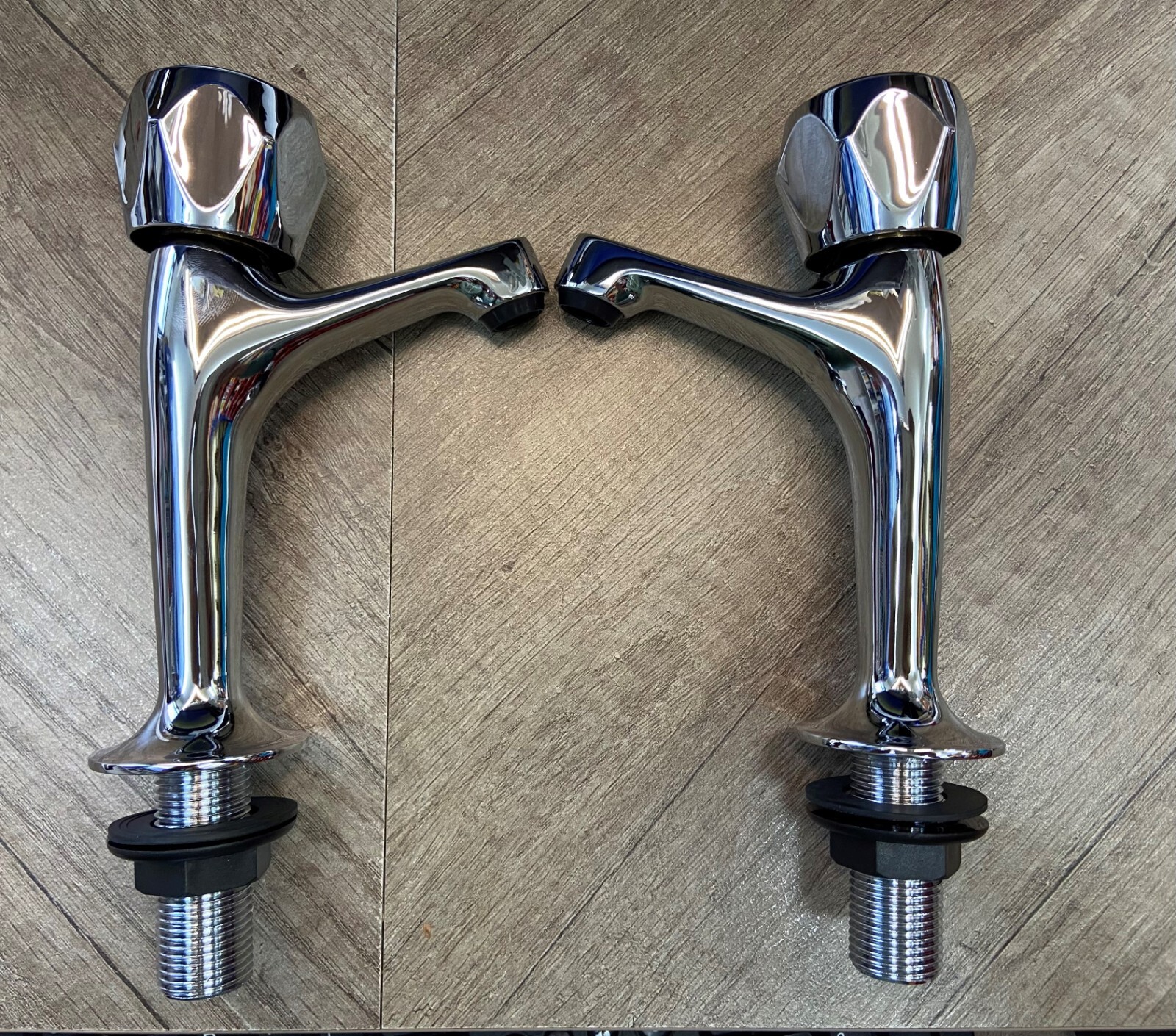 2 X Pair of Alterna Contract Sink Pillar Taps Chrome Trdcsptc for sale ...