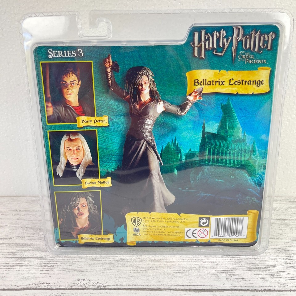 NECA Reel Toys Harry Potter Series 3 BELLATRIX LESTRANGE Action Figure ...