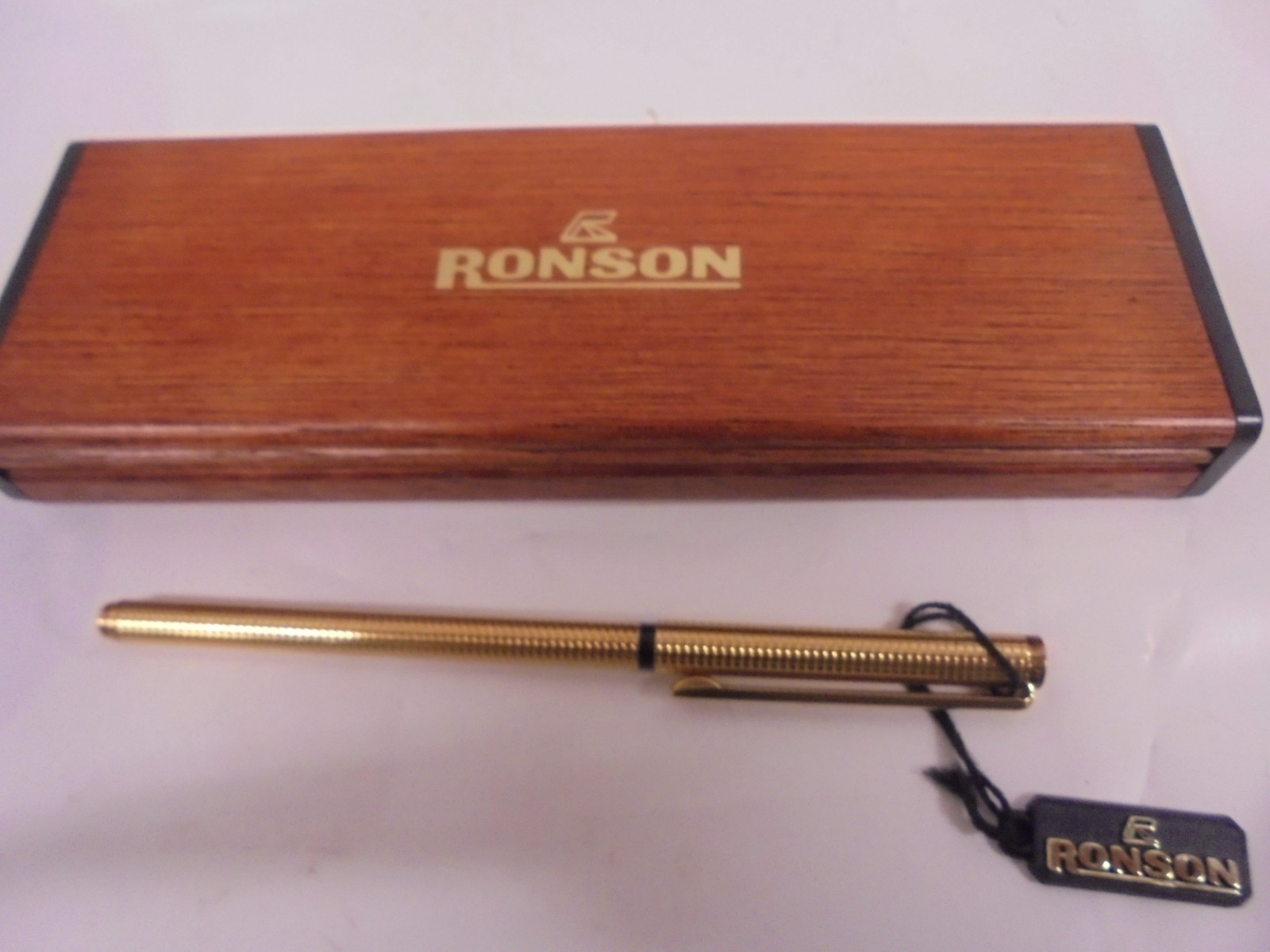 Penna sfera RONSON Lady Oro 22 Kt | Ballpoint pen | Nuova Anni 80 ...