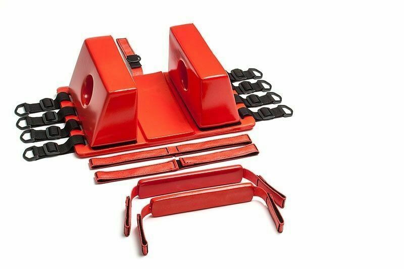 NEW IN BOX ORANGE REUSABLE HEAD IMMOBILIZER CID AMBULANCE HEAD BLOCK ...