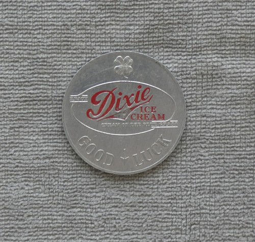 Dixie Ice Cream good luck spinner coin UK (Kentucky) 1951 - 1952 ...