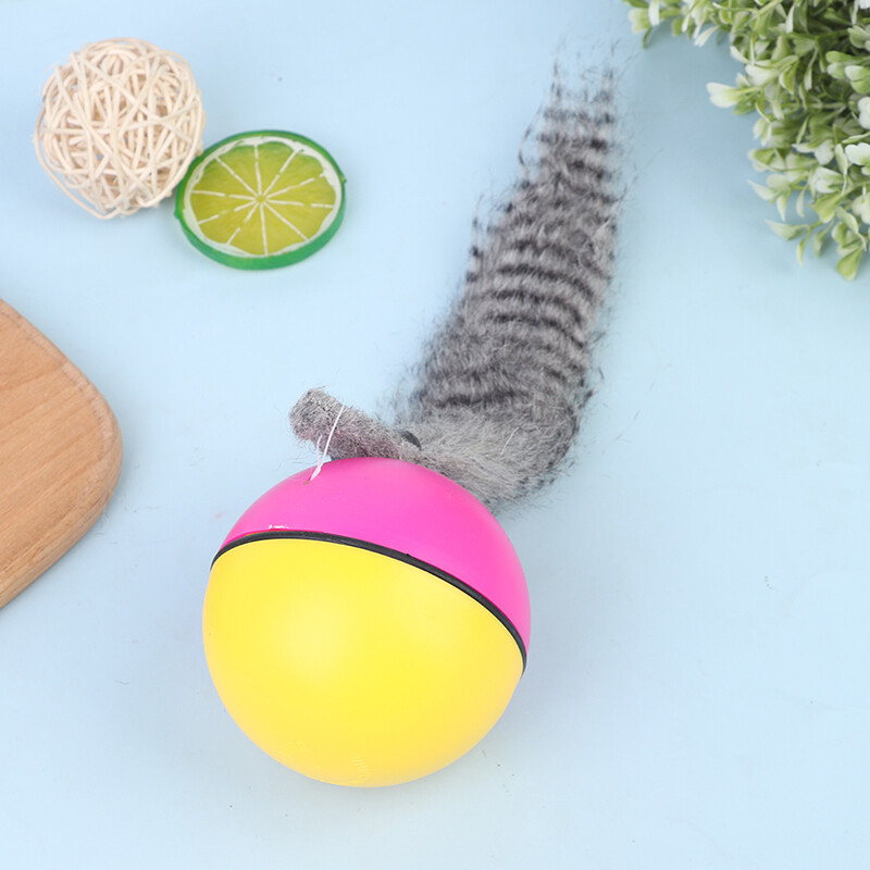 Pet Dog Cat Toy Weasel Motorized Funny Rolling Ball Beaver Balls pet ...