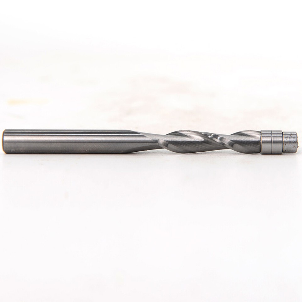 1/4" Shank Flush Trim Solid Carbide Router Bit Spiral Bearing Guided ...