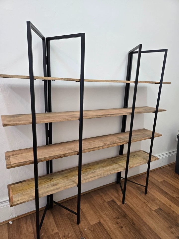 Shelves/display units - Metal Framed Shelves/Display unit with wooden ...