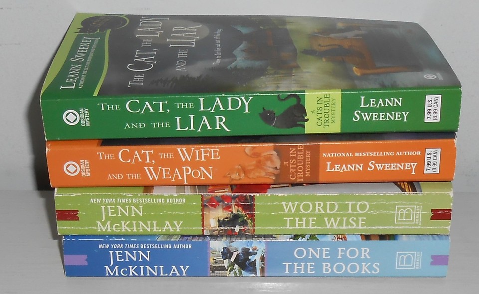 Jenn McKlinay & Leann Sweeney COZY Library Lover's & Cats in Trouble ...
